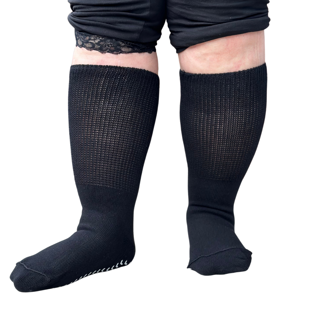Beltwell™ - The Super Wide Edema Socks For Swollen Legs & Feet ...