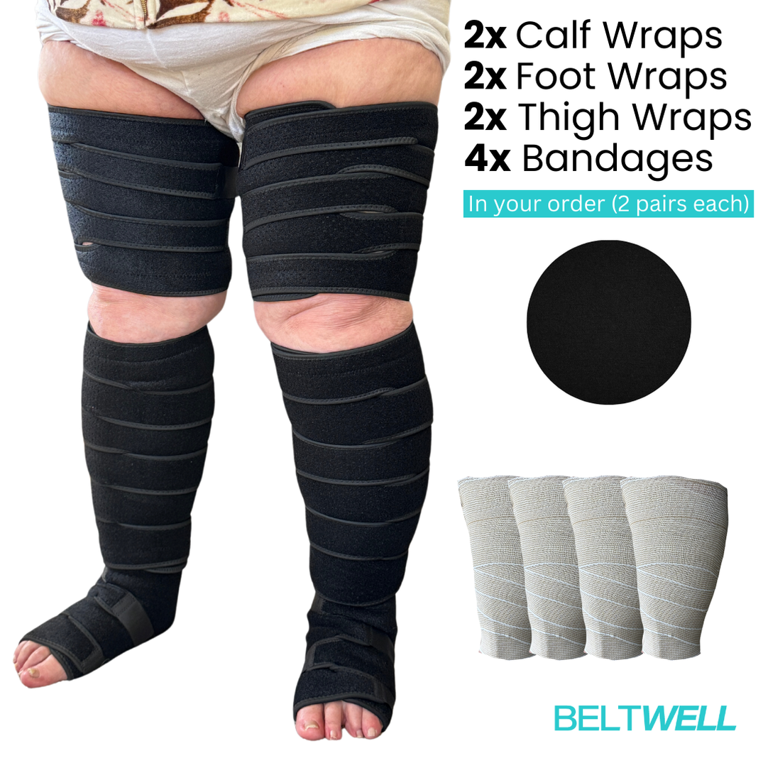 Compression Wraps For Big Swollen Legs That Are Easy To Put On — Beltwell