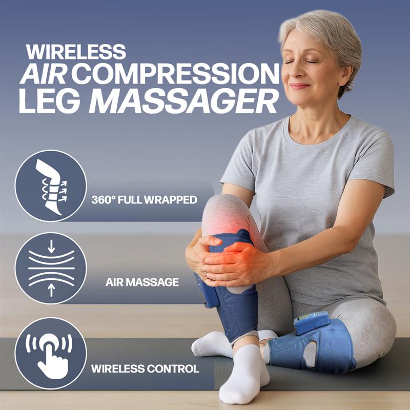 LymphoAir™ Circulation Compression Wraps For Swollen Legs — Beltwell